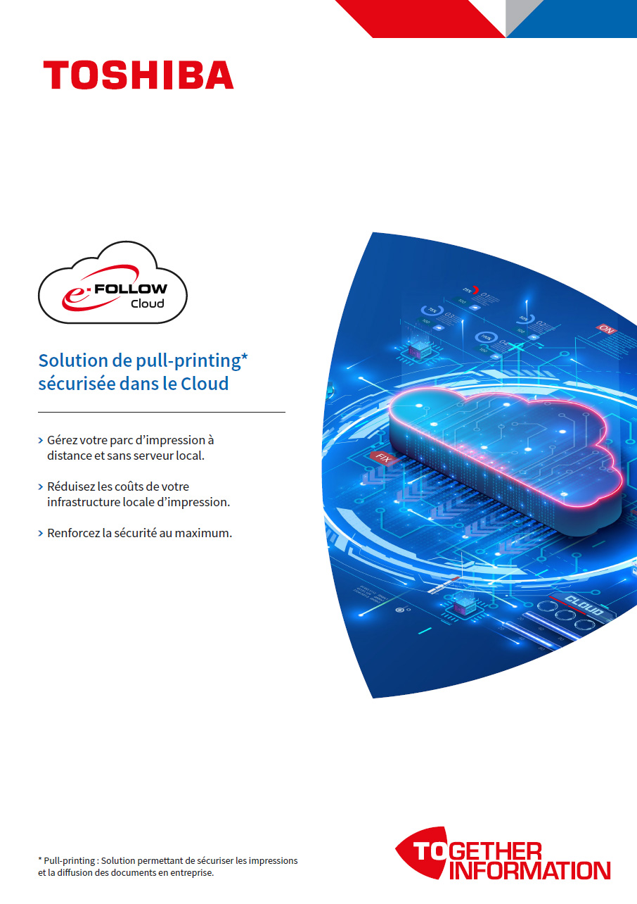 Flyer e-FOLLOW Cloud - Toshiba